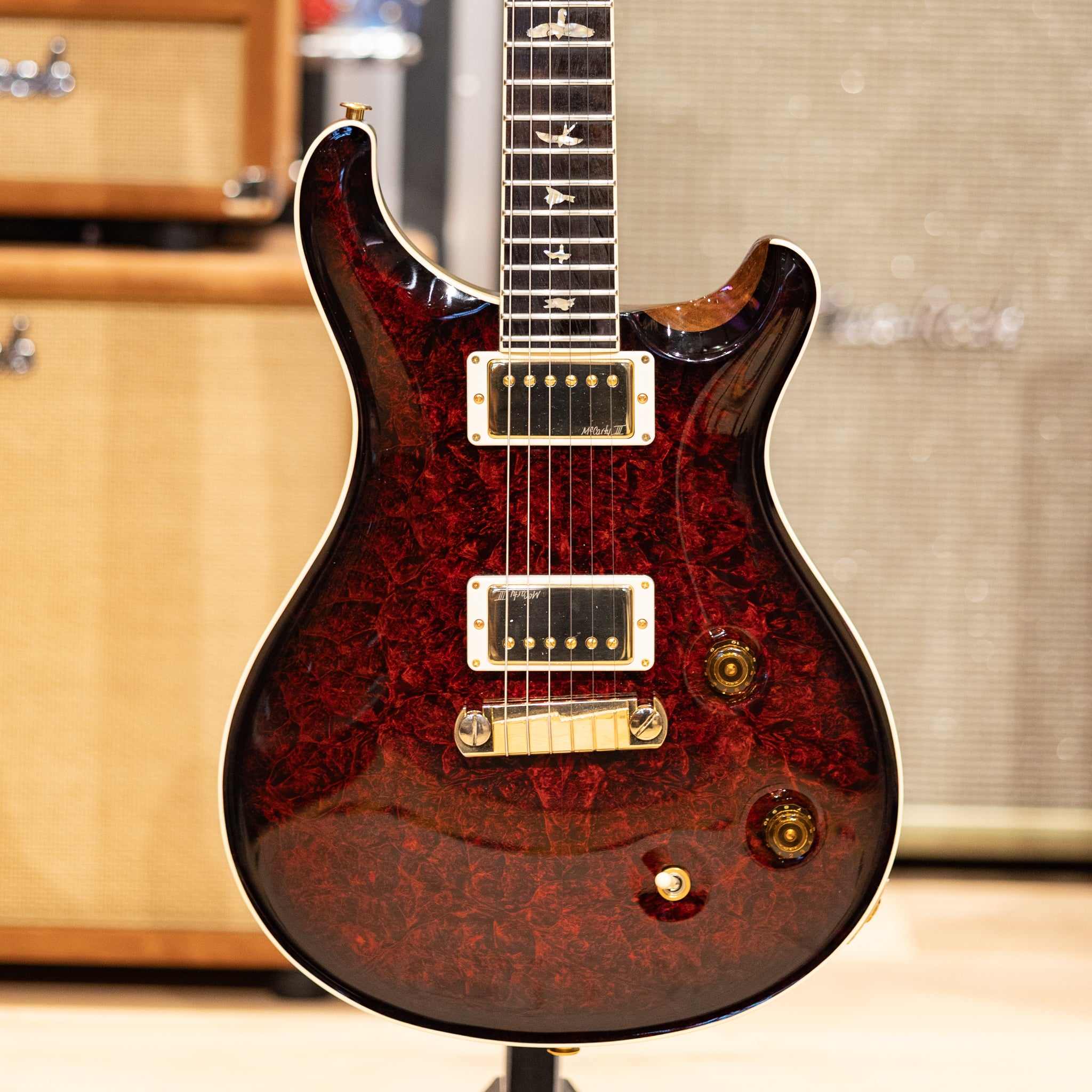 PRS McCarty Private Stock Brazilian #11735 - Fire Red Smokeburst (Pre ...
