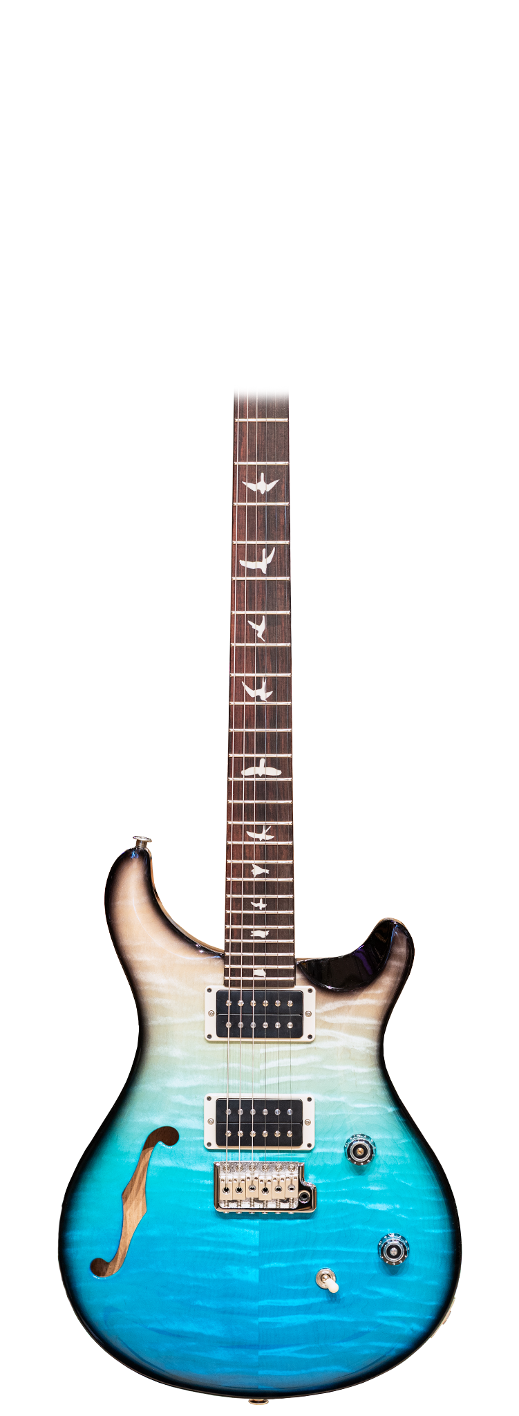 PRS CE 24 Semi-Hollow - "Sprayer's Choice" Caribbean Mist – Round Hill ...